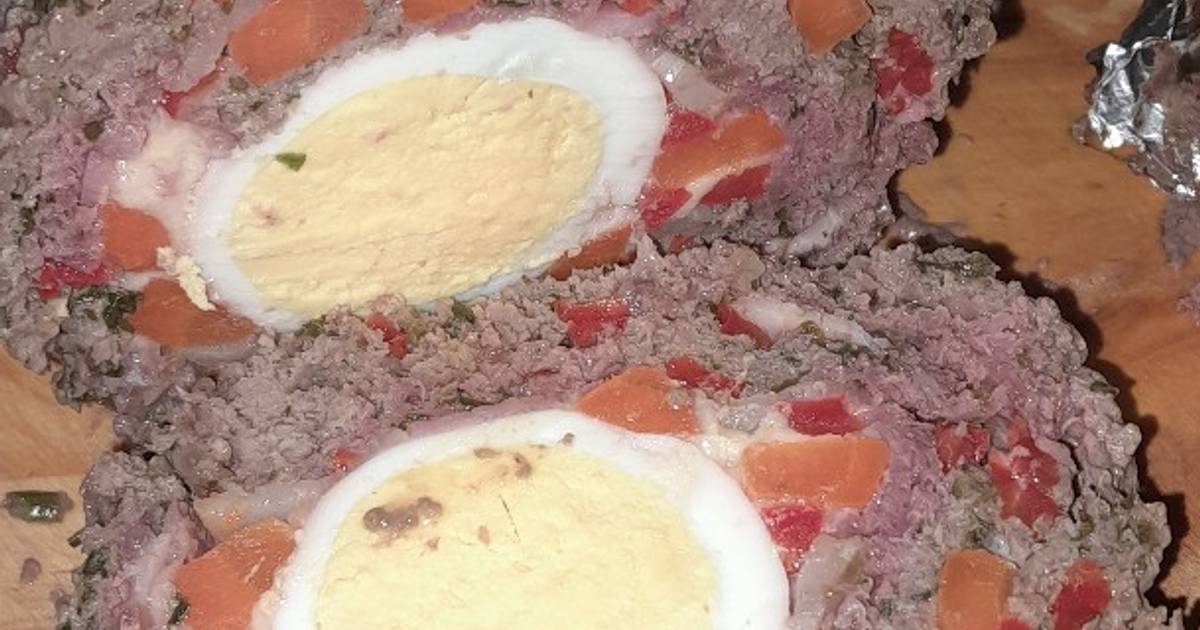 Arrollado de carne picada con panceta - 30 recetas caseras- Cookpad