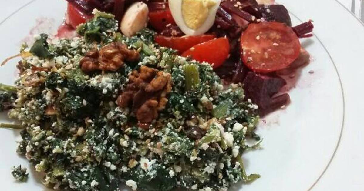 Ensalada de espinaca, semillas y ricota Receta de nadia ruiz- Cookpad
