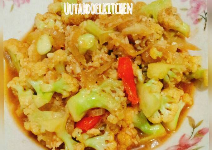Resep Oseng - oseng kembang kol oleh uut salimah - Cookpad