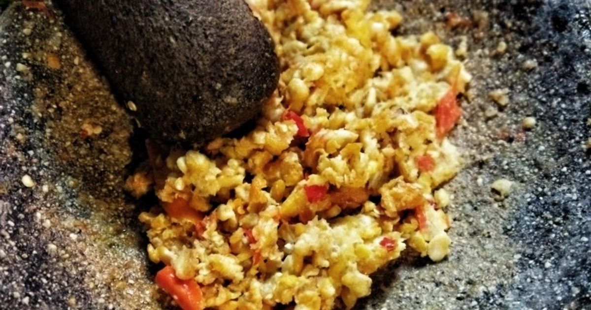 Resep sambal tempe bejek rumahan enak dan mudah - Cookpad