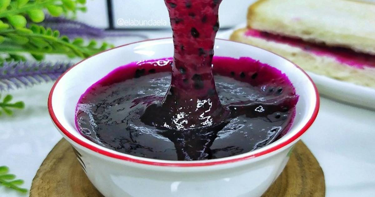 Resep Homemade Dragon Fruit Jam oleh Bunda Ela - Cookpad