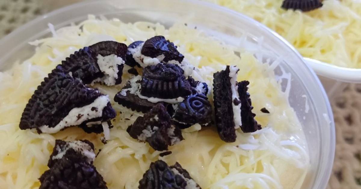 Resep Stup Roti Tawar Vla Keju Topping Oreo oleh Icha Annisa - Cookpad