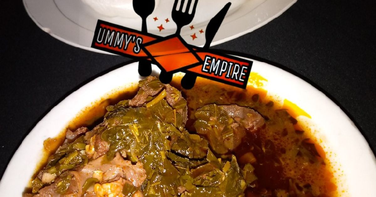 Tuwon Shinkafa With Ugu/ Waterleaf Soup Recipe by Ummy's Cakes ...