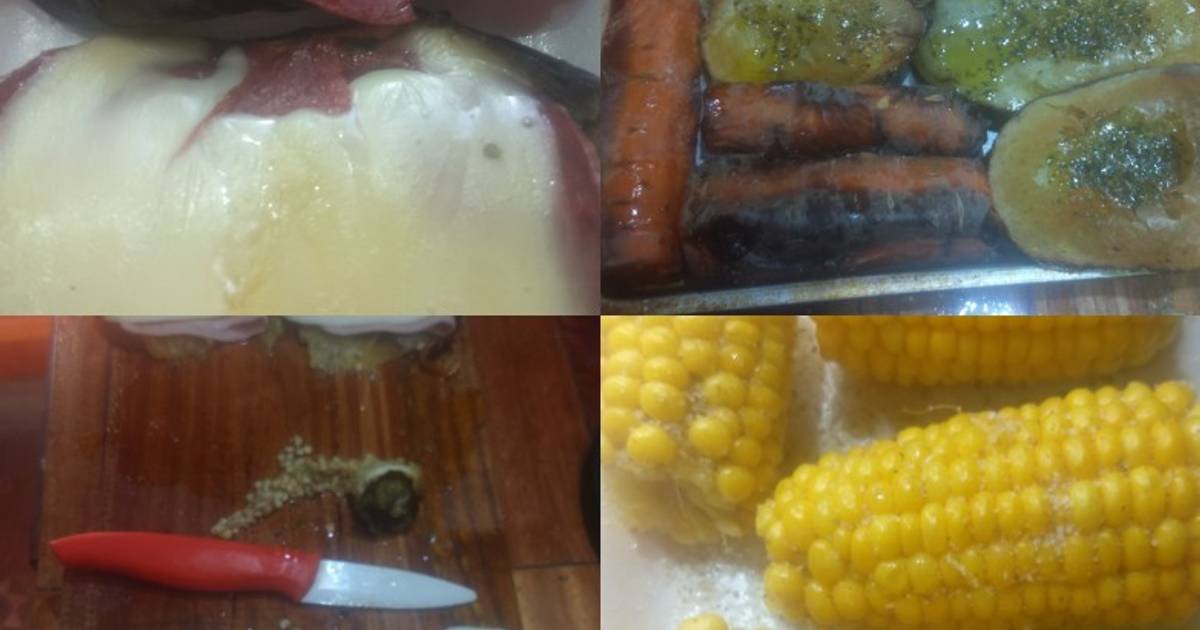 Choclo asado al horno - 46 recetas caseras- Cookpad