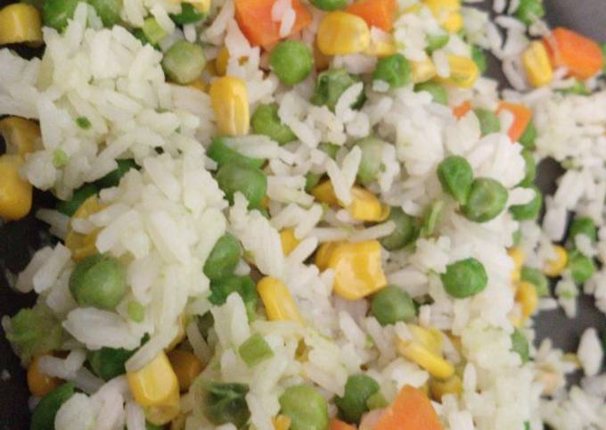 Arroz con vegetales Receta de Negra- Cookpad