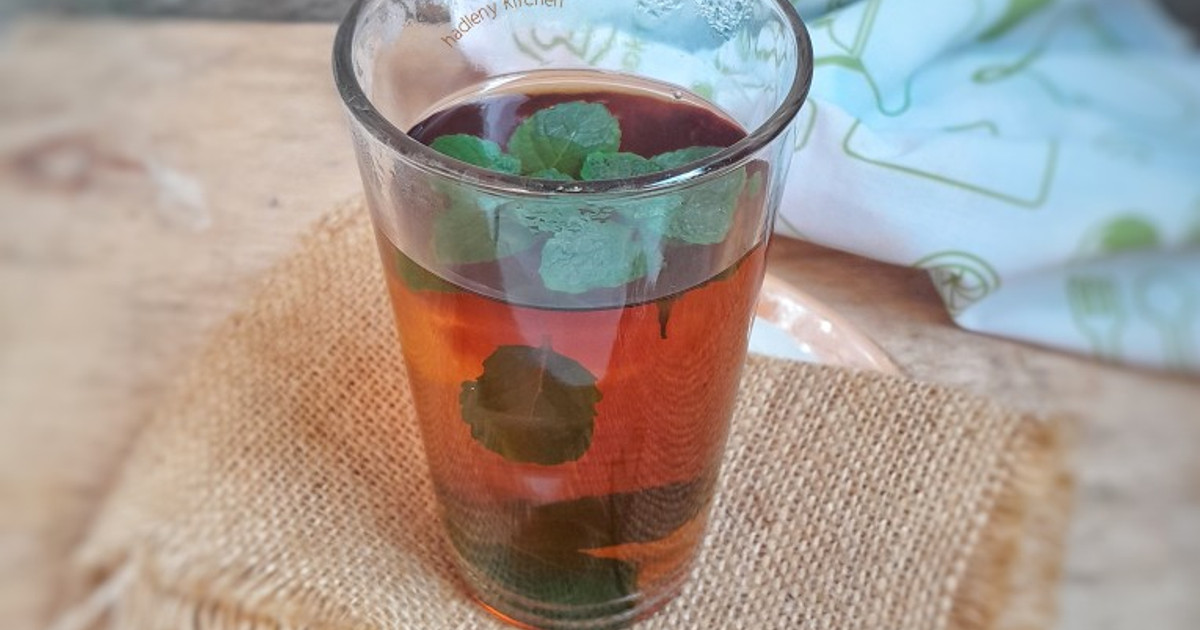 Resep Mint Tea (Teh Daun Mint) oleh Hadleny Kitchen - Cookpad