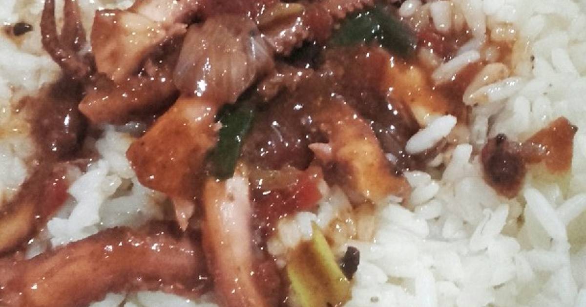 Tentaculos de calamar - 104 recetas caseras- Cookpad