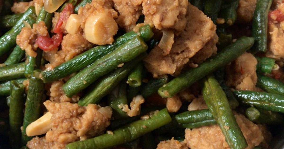 Resep Oseng kacang panjang oncom🥙 oleh Vivian - Cookpad