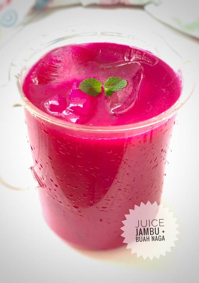 Resep Juice jambu mix buah naga oleh Wiwiek H Ginting - Cookpad