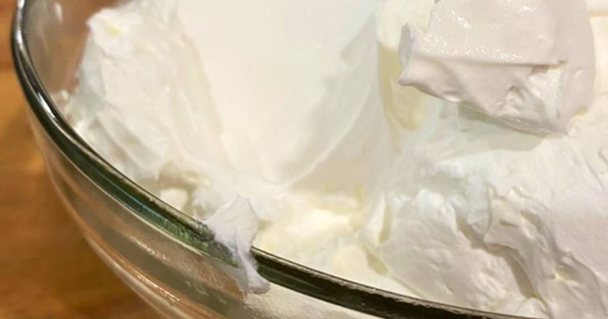 Resep Simple Whipping Cream (2 Bahan) oleh Kristina Heryawati - Cookpad