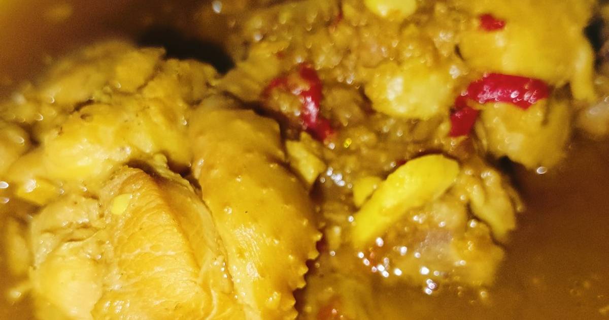 Resep 270. Ayam Kuah Merah Khas Lumajang oleh Devin - Cookpad