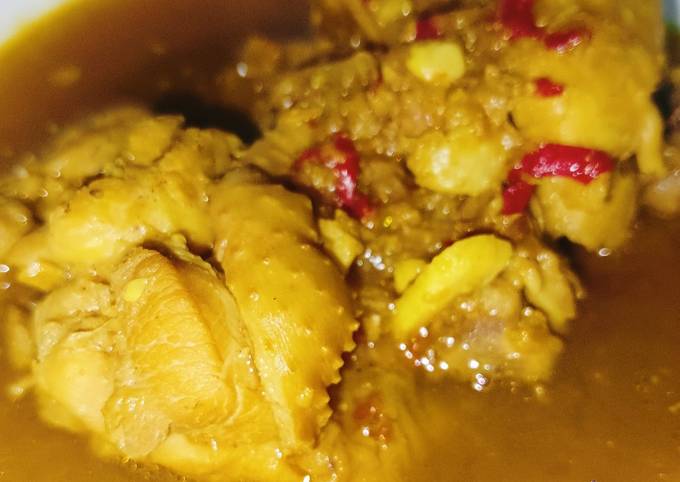 Resep 270. Ayam Kuah Merah Khas Lumajang oleh Devin - Cookpad