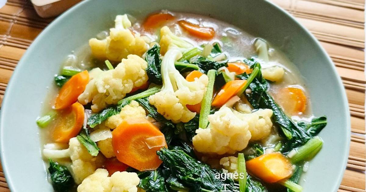 Resep Capcay Bunga Kol oleh Agnes エミリア 💕 - Cookpad