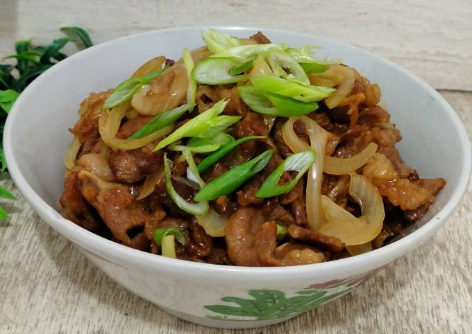 Resep Slice beef yoshinoya oleh 🌸Listya 🌸 - Cookpad