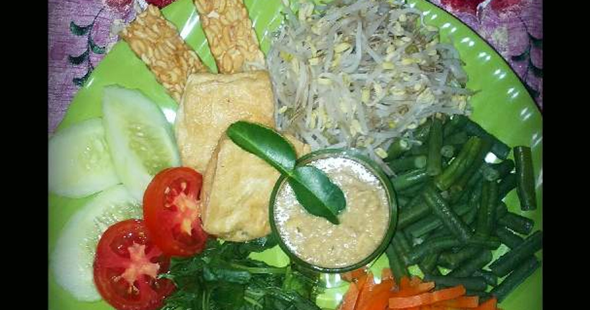 Resep Pecel Saus Tempe oleh Lennylenny - Cookpad