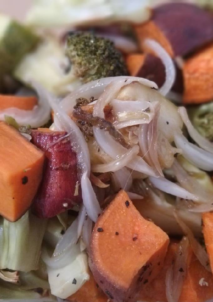 Verduras horneadas Receta de Omar René Treviño Helguera- Cookpad