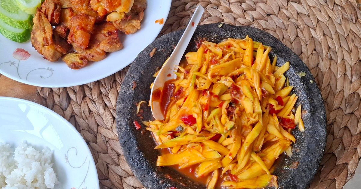 Resep Ayam Goreng Sambal Mangga oleh Tituk SK - Cookpad