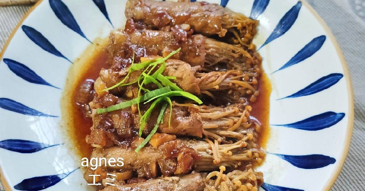 Resep Enoki Beef Slices oleh Agnes エミリア 💕 - Cookpad