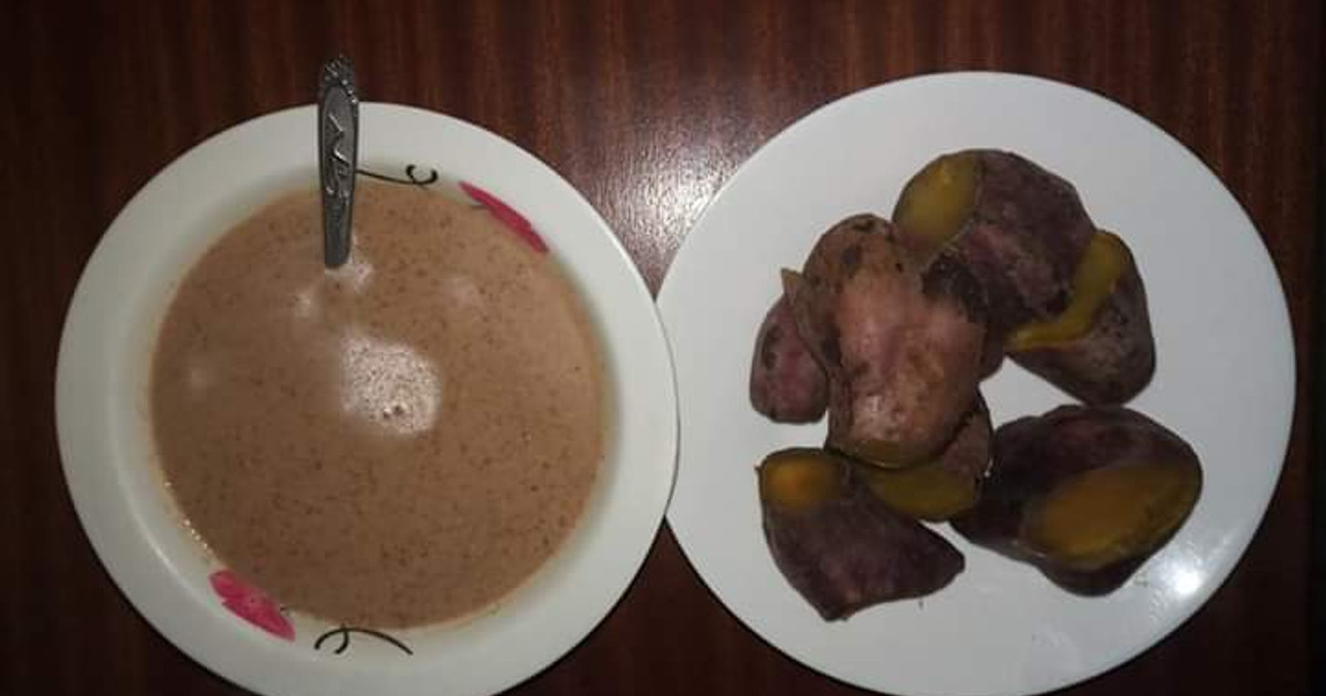 Ndegu Ya Njugu (Ground Nuts Stew) Na Rabuon (Sweet Potatoes) Recipe by ...