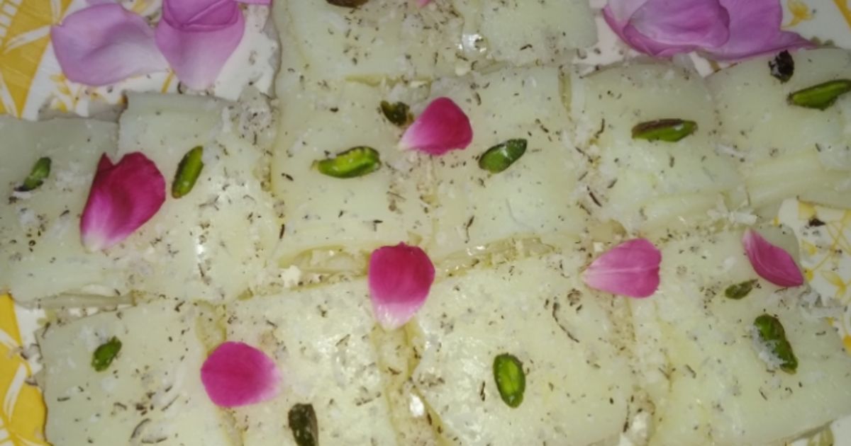 Tikhur Ka Slice Halwa Recipe by Neha Gupta - Cookpad