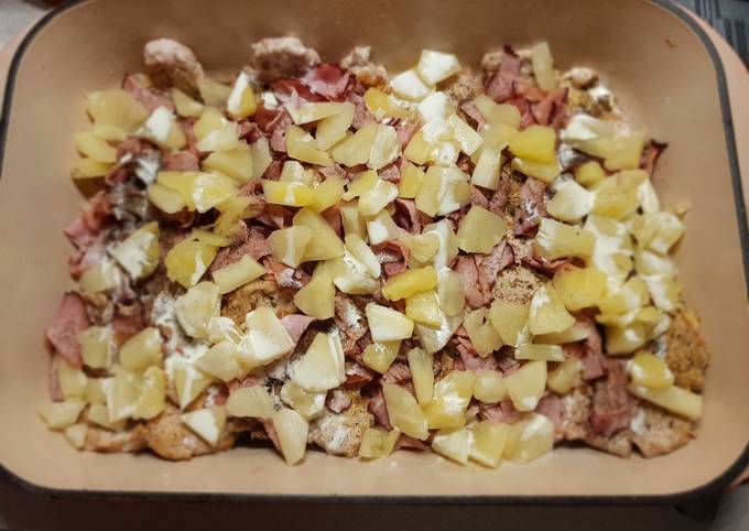 Rakott hús füstölt sonkával és ananásszal | Niki receptje - Cookpad ...