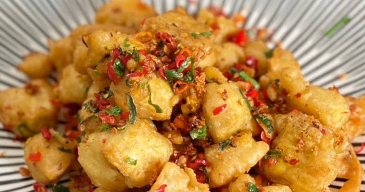 Resep Tahu Cabai Garam Crispy oleh larasvia - Cookpad