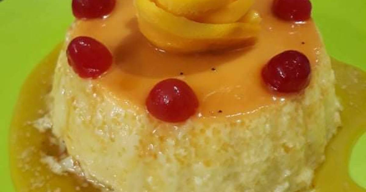 Mango Flan Recipe by Sonia Kriplani,,, - Cookpad