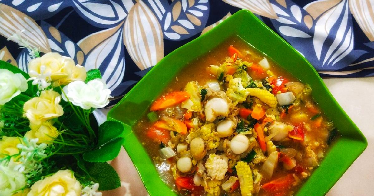 Resep Capcay kuah kerang simping oleh Ani Afida - Cookpad