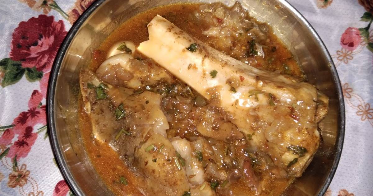 Mutton paye Recipe by Aqsa mukhtiar - Cookpad