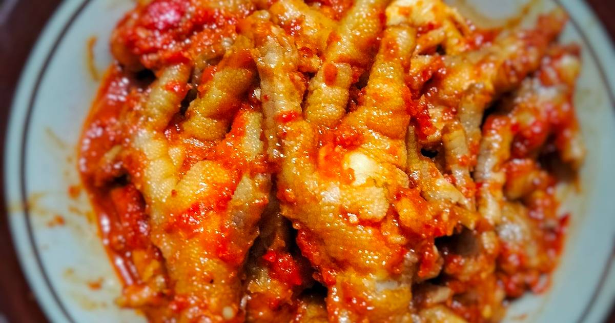 Resep Ceker Mercon Simple oleh Fey_Pawonmungil - Cookpad