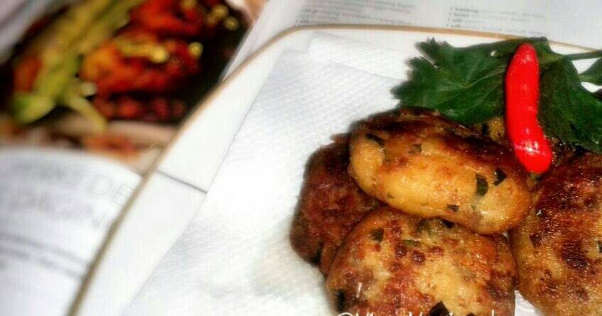 24 resep perkedel daging cincang dengan tepung roti enak dan mudah ...