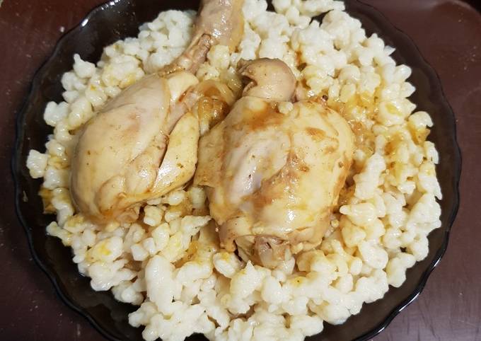 Csirkepörkölt nokedlival | Norbi receptje - Cookpad receptek