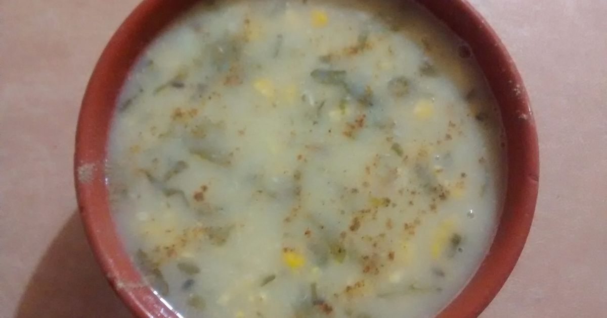sopa crema de choclo sin leche - 47 recetas caseras- Cookpad