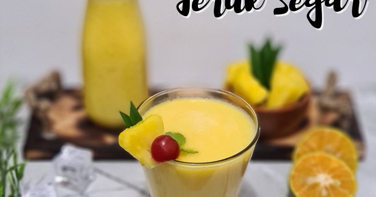 441 resep minuman jeruk segar enak dan mudah - Cookpad