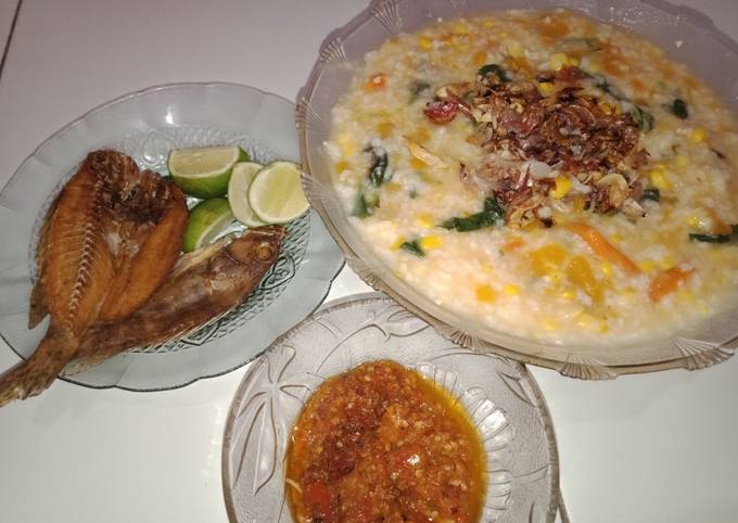 Resep Bubur manado oleh Irna Yuliana - Cookpad