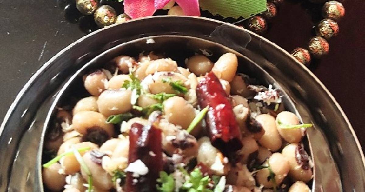 Chavli/black-eye beans poriyal Recipe by Suchitra S(Radhika S) - Cookpad