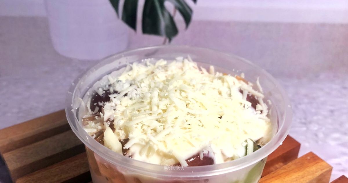 Resep fruit salad simple 3 bahan rumahan enak dan mudah - Cookpad