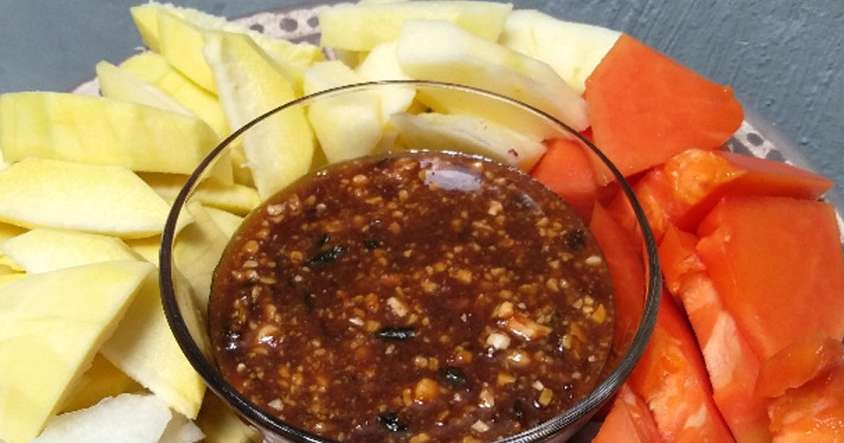 Resep 174. Bumbu Rujak Buah oleh atnihsayaneid - Cookpad