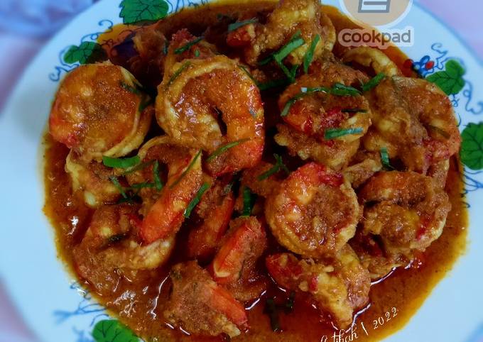 Resipi Rendang Udang 🦐 oleh Nor Al Fatihah - Cookpad
