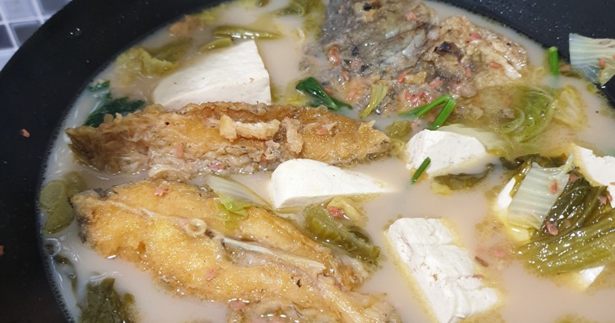 Resep Sup Ikan Gurame Kuah Susu Oriental (Pakai Cau Merah/Angcau) oleh ...