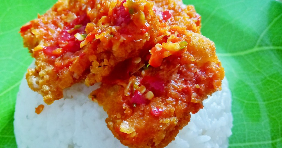 Resep Nugget Geprek oleh Endah Triana - Cookpad