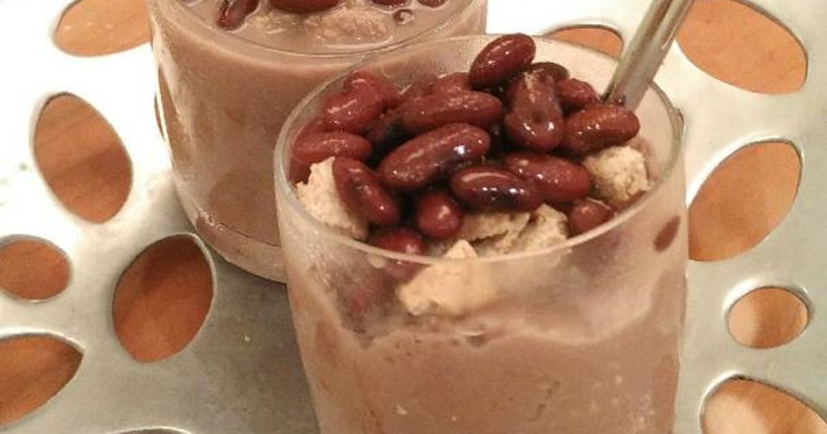 Resep Homemade Ice Shaved Ovaltine Topped W/Red Bean & Choco Croutons ...