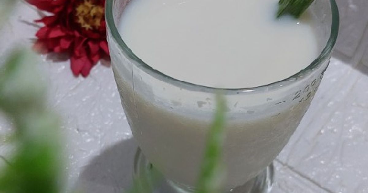 Resep Air Tahu / Sari Kedelai (Susu Kedelai) oleh Rini.Wijaya26 - Cookpad