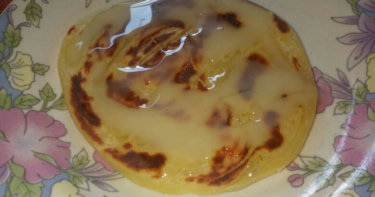 Resep Roti canai topping simple syrup dan susu kental manis oleh ...