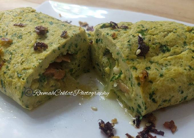 Resep Omelet Daun Katuk Jamur Mpasi And Booster Asi Oleh Mamake Wawa