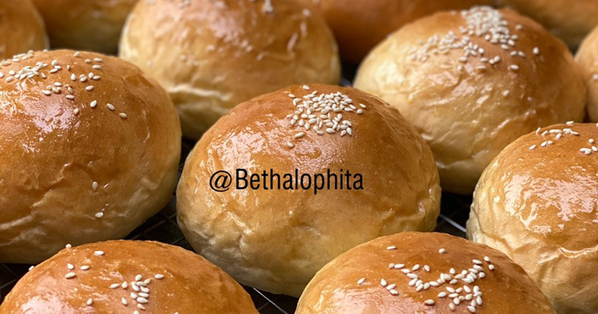 Resep Roti Burger Lembut Dan Kokoh/ Burger Bun oleh Betha Lophita - Cookpad