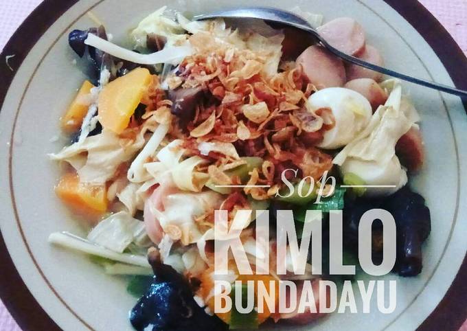 Resep Sop Kimlo Timlo oleh Wieta Martiane - Cookpad