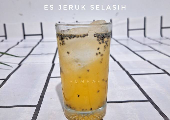 Resep Es Jeruk Selasih oleh Ayu Umha - Cookpad