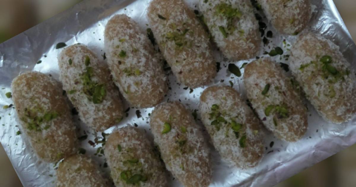 Suji Mawa Roll Recipe by Mamta L. Lalwani - Cookpad