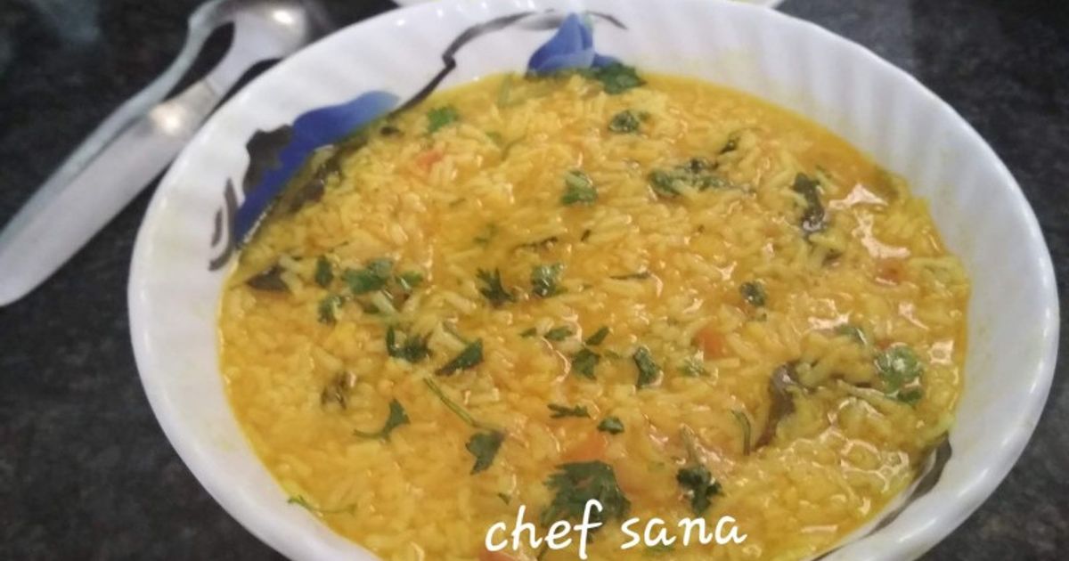 Geda Khichdi Recipe by Sana Jinabade - Cookpad